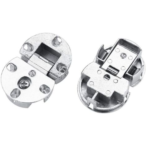 2pcs 90 Degree Zinc Alloy Door Flap Hinges Kitchen Bedroom Cupboard ...