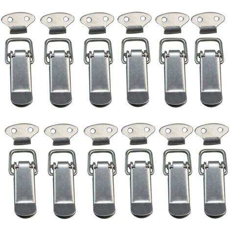Lever Latch, Spring Latch, 12 PCS Toggle Latch Spring Latch with Hook ...
