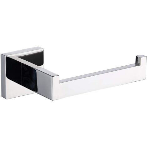 SUS304 Stainless Steel Polished Chrome Toilet Paper Holder Modern Half ...