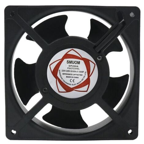 HYY AR Caja de Chimenea Ventilador Axial Aspas Insertables Alta Temperatura Silencioso Universal ...