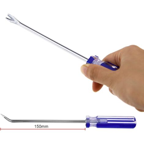 Extractor de clavos, grapas, remaches y pernos - Mango de plástico, azul