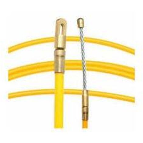 Extractor de cables de nailon D=6 mm L=30 m, varilla de cable de fibra ...