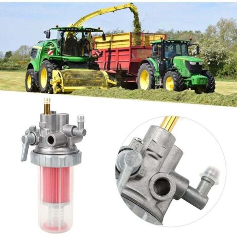 Conjunto de filtro de combustible AM876411 para John Deere X495 X595 ...