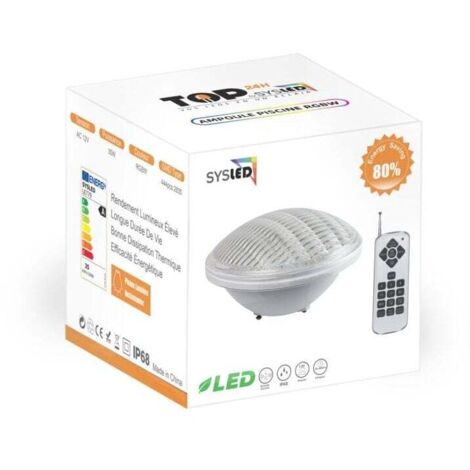 Lampadina LED colorata PAR56 per piscina - Lampada RGB da 35 W con 441 ...