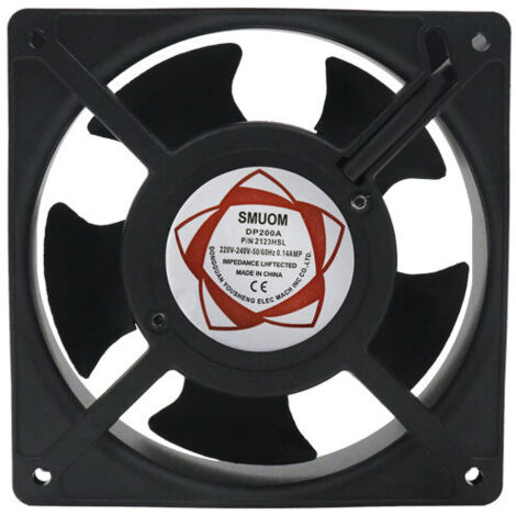 HYY AR Chimney Box Axial Fan Insertable Blades High Temperature Silent Universal 120 x 120 x 38 mm