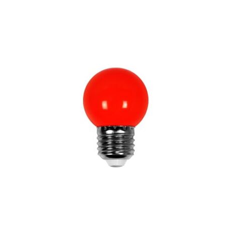 Red LED bulb E27 3W - 4.5cm