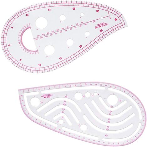 Sewing Ruler - Set of 4 Metric Rulers for Clothing, Pattern Making and ...