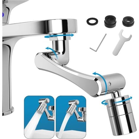 1440° swivel tap, fixed brass M22/M20/M24-