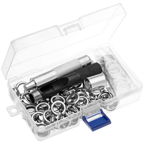 Metal Eye Button - Set of 100 Metal Eye Buttons (1000, 12mm) with ...