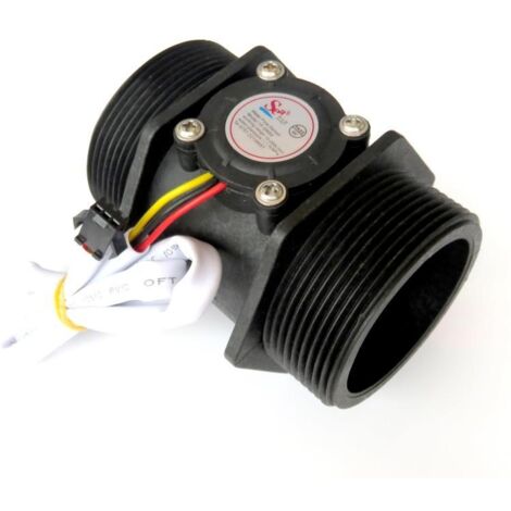 Water Flow Sensor, YF-DN50 DC5-24V Flow Meter G1.5in Hall Effect ...