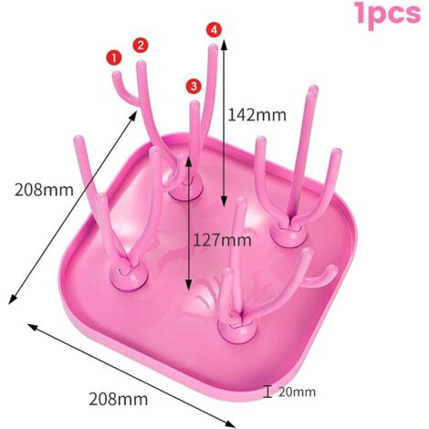 Baby Bottle Drainer, Baby Bottle Drying Rack, Tree Bottle Drainer ...