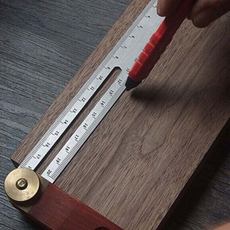 Carpenter's square, carpenter's sliding square, adjustable angle square ...