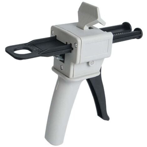50ml Epoxy Resin Dispensing Gun, AB Epoxy Glue Gun, Glue Mixing Applicator, 1:1 & 2:1 Ratios (Gun)