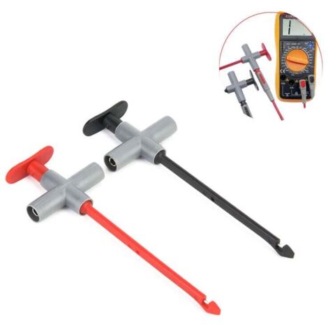 2pcs P5010 Auto Repair Multimeter Puncture Probe Test Clip Car Test Tool