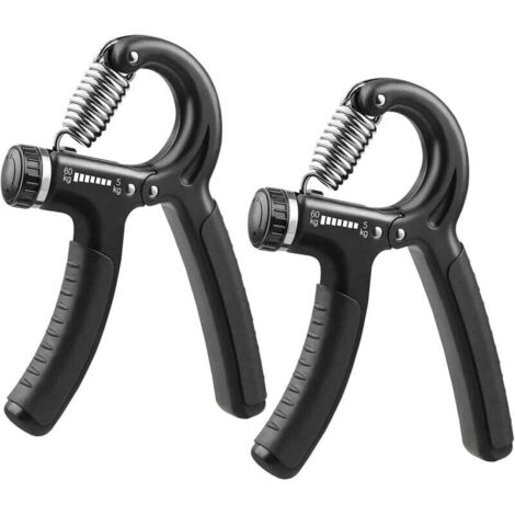 Pieces Hand Grip, 5-60kg Adjustable Hand Grip Strengthener Forearm Hand ...