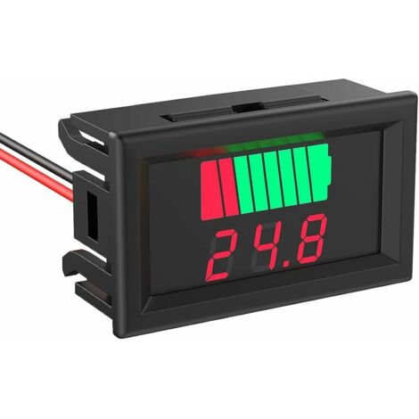 DC 12V, 24V, 36V, 48V, 72V Battery Tester, 2 in 1 Battery Capacity ...