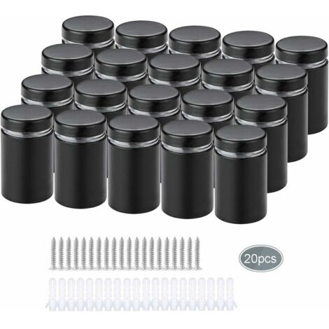 20Pcs Glass Standoff,Stainless Steel Advertising Screws,Glass Sign ...