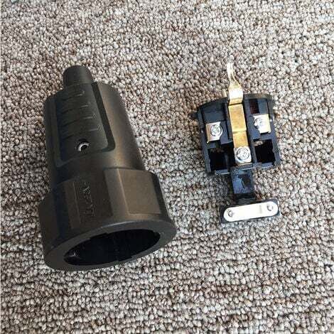 LaBlanc - 3 Male Plugs and 3 Female Sockets, 2 Pin Electrical Plug ...