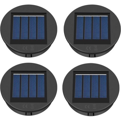 4 Pieces 8cm Solar Light Replacement, Solar Panel Lantern Replacement ...