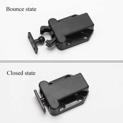 8 Pieces Touch Release Latches Push Release Catch Non-Magnetic Door ...