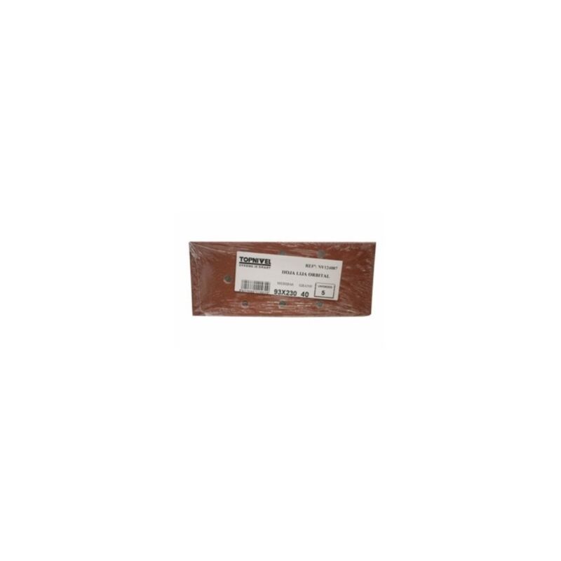 Hoja Lija Orbital Perfor. 093Xx230Mm Gr40 Nivel 5 Pz