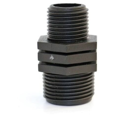Manguito Riego Reducido 3/4-1/2" Roscado Fitting Macho Polipropileno
