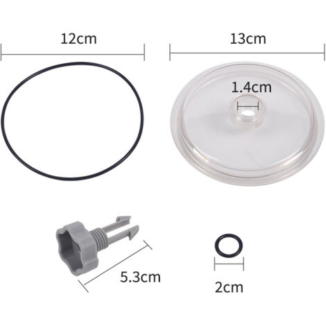 Lntyq Couvercle de pompe de piscine, filtre de filtration puissant pour ...