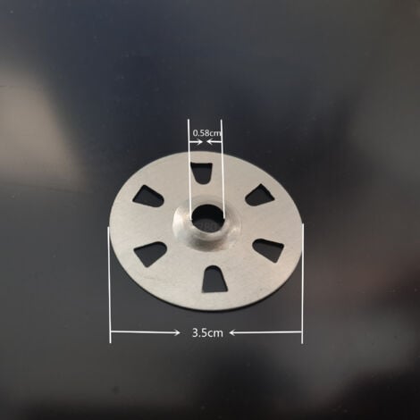 Lntyq 500 Pièces Rondelles à 6 Griffes, 35 mm Rondelle en Galvanisé ...