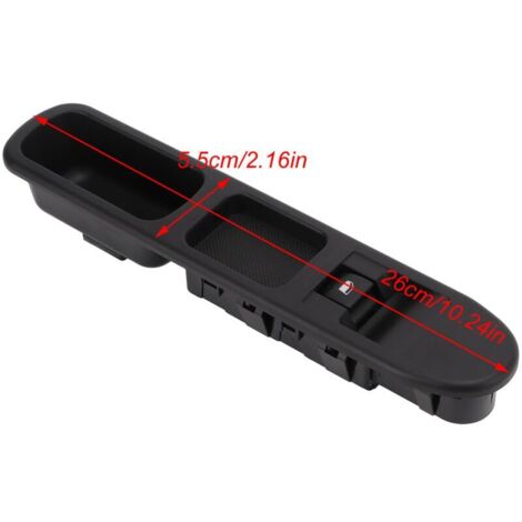 Lntyq Commutateur de lève-vitre cté passager 6490.HQ ABS noir sensible ...