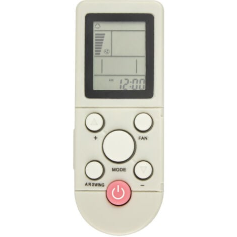 Lntyq AUX YKRf 001 Télécommande de climatiseur ABS universelle pour YKRf 09R/010 f 06 YKr f 016E ...