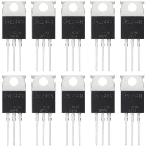Lntyq 10 Pièces IRLZ44N IRLZ44 IRLZ44NPBF Transistors MOSFET à Canal N 47A 55V 47 Ampère 55 Volt ...