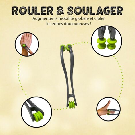 Lntyq Rouleau de massage pour les doigts et les mains 2 en 1 - Outil ...