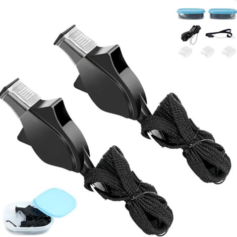 Lntyq Sifflet Arbitre, 2pcs sifflet en Plastique de qualité Alimentaire ...