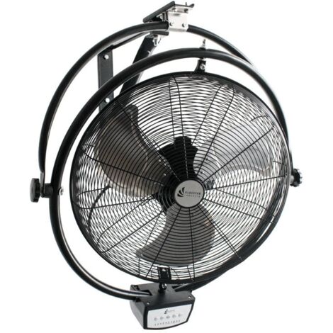 Brasseur d'air mural oscillant, haute performances 50 Cm, 120 Watts ...