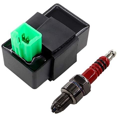 Scatola CDI a 5 pin per ATV CA con candela per motociclette da 50 cc ...