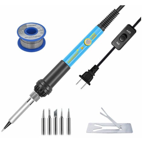 Saldatore da 65 W, + 5 punte per saldatura, piccolo saldatore di precisione professionale ...