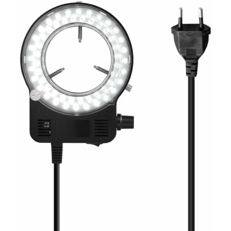 Microscopio electroóptico corporal con anillo de luz LED, fuente de ...