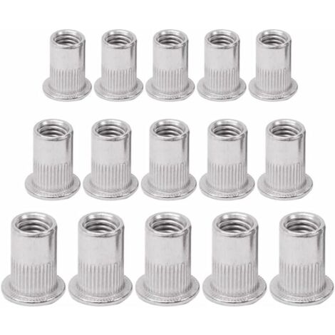 Remache roscado, 90 piezas, remache, tuerca remachable roscada, cabeza ...