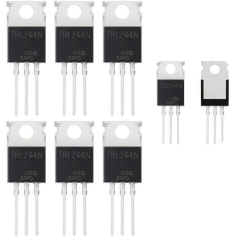 6 Pcs Transistoren 47 A 55 V IRLZ44NPBF N-Kanal-Gleichrichter 47 Ampere ...