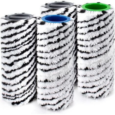 4er-Pack Stein-Rollbürste für Karcher FC7 FC7 Premium FC5 FC5 Premium FC3 Akku-Bodenreiniger ...