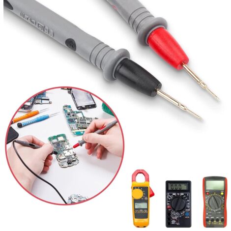 Messleitungen mit Krokodilklemmen, 1000V / 20A Multimeter Kabel ...