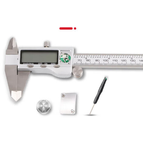 DELIXI 150mm Digital Schieblehre – Elektronischer Messschieber mit LCD ...