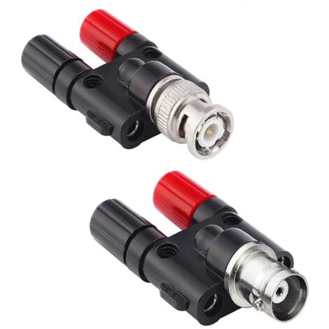 iguTrail Stecker auf Dual BNC-Adapter Bananensteckerbuchse Binding Post Audio Adapter Anschluss ...