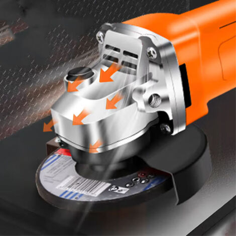 Elektrischer Mini Winkelschleifer 100mm , 850W mit 5 Trennscheiben Multifuction Kabelgebundener ...