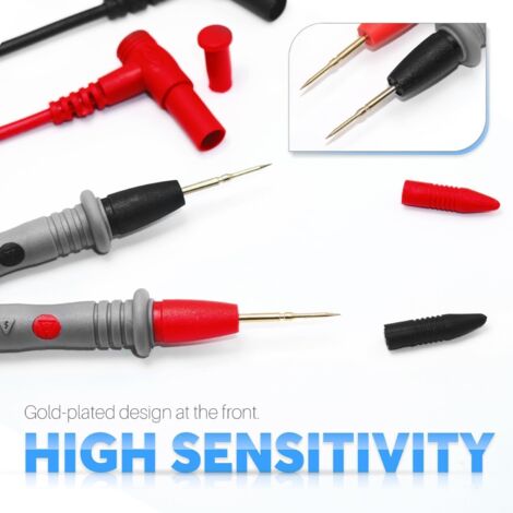 Messleitungen für Multimeter Set, Prüfsonden, Krokodilklemmen ...