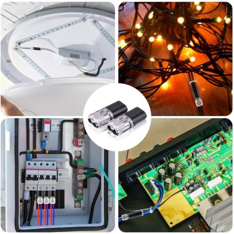 6 Stück Auto Stecker 2 Polig Steckverbindung Kabelverbinder Wasserdicht ...