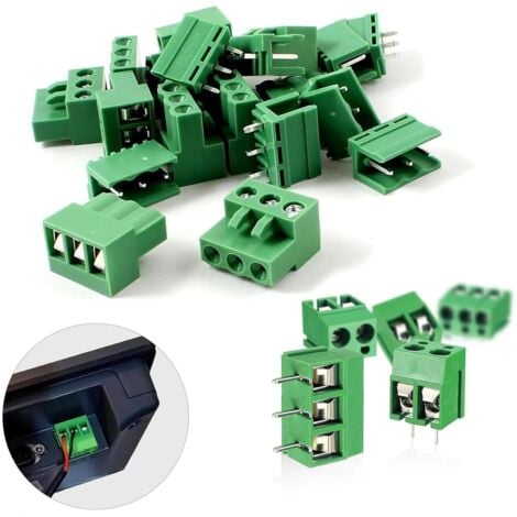 60 Stücke 5mm 2 Pin / 3 Pin PCB Mount Screw Terminal Block ...