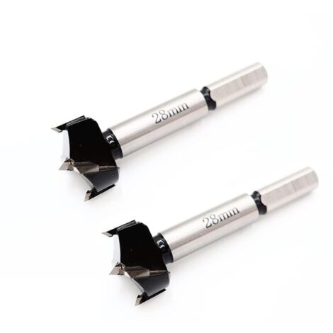 Professional Forstnerbohrer, 2 Stück 28mm Holz Forstner Bits Ø 28mm ...