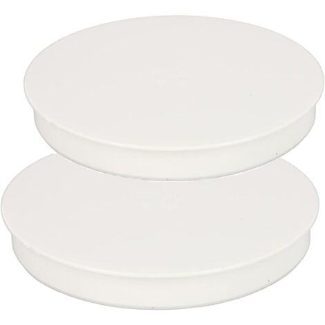 2 stück Lüftungsrohr Abdeckung für Muffenstopfen DN 100mm - Rohr Deckel ...