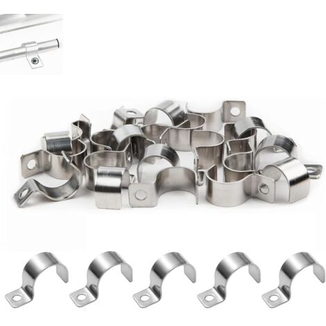30 Stück Metall Kabelschellen Einzelloch U-Rohrschellen ...